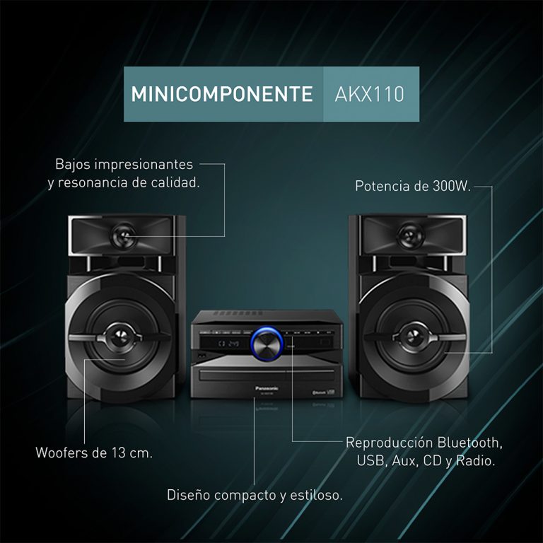 Mini componente SC-AKX110 | Agencias Way